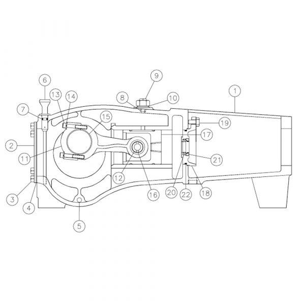 Water Pump-70 GPM APLEX Components-Crankshaft for Vermeer 36х50 - Sigmahdd
